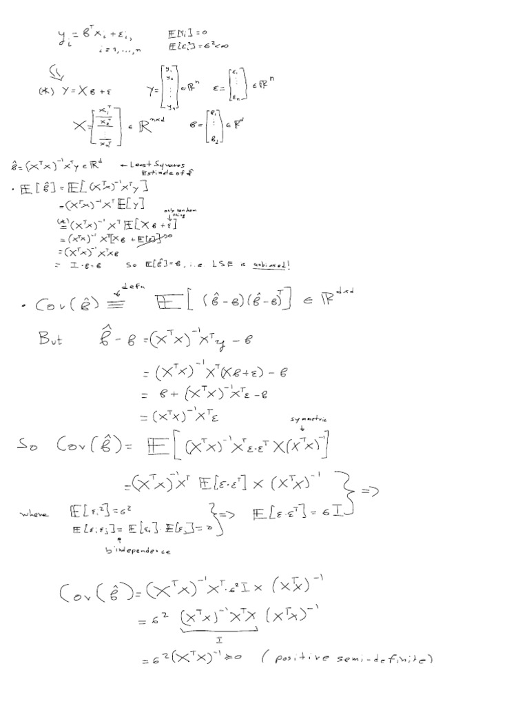 LSE Mean & Covariance | PDF