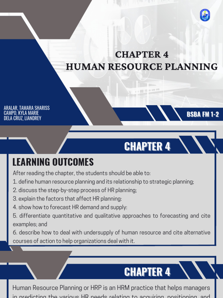 Chapter 4 Human Resource Planning | PDF | Human Resources | Human Resource Management