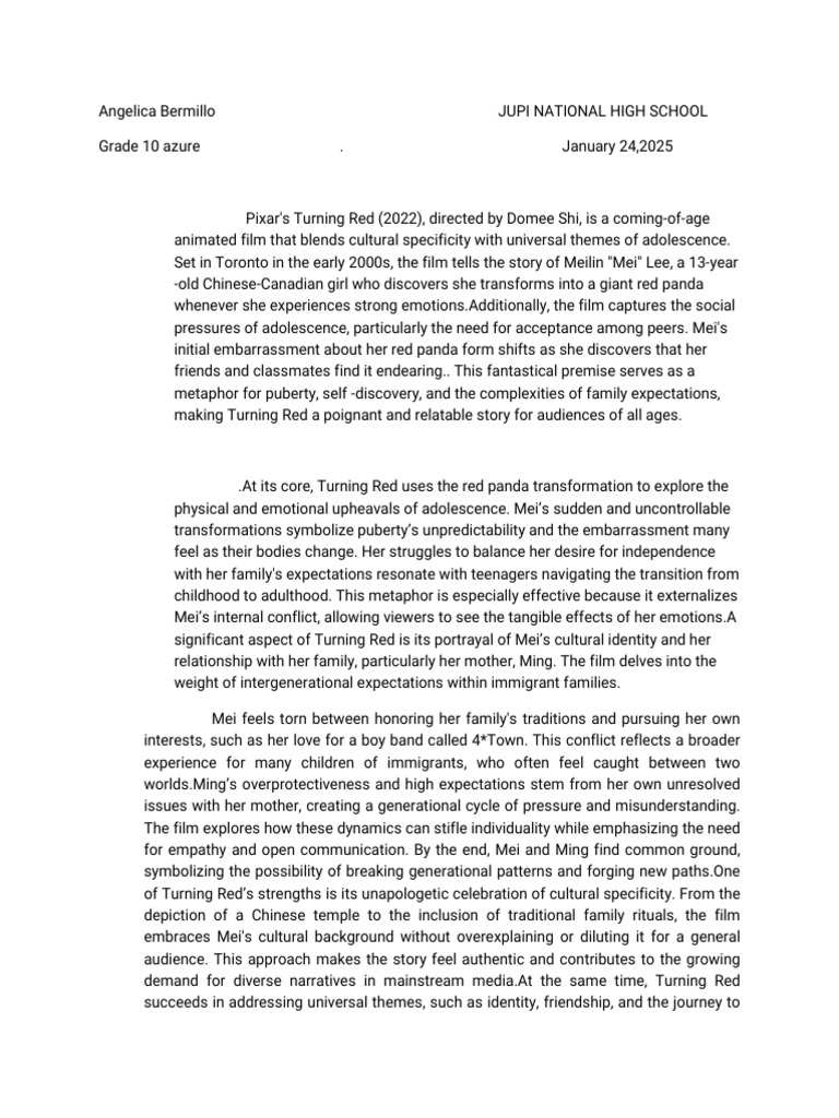 Angelica Bermil-WPS Office | PDF | Adolescence