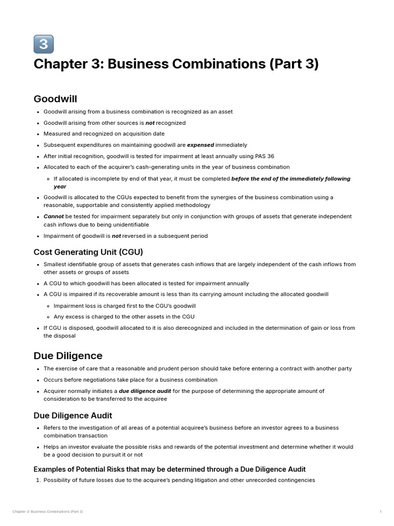 Chapter_3_Business_Combinations_(Part_3) | PDF | Goodwill (Accounting ...