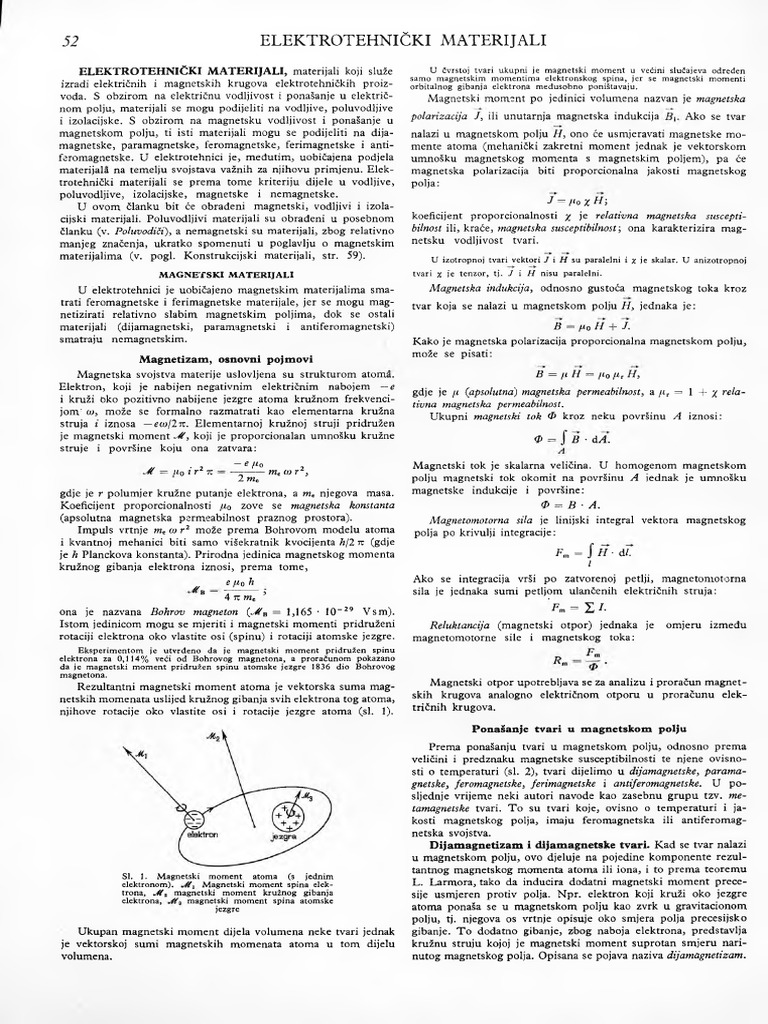 Elektrotehnicki Materijali | PDF