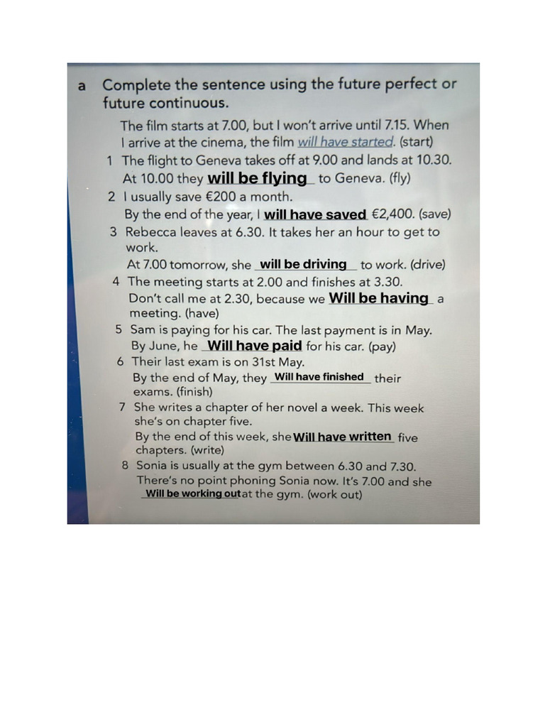 Future Perfect | PDF