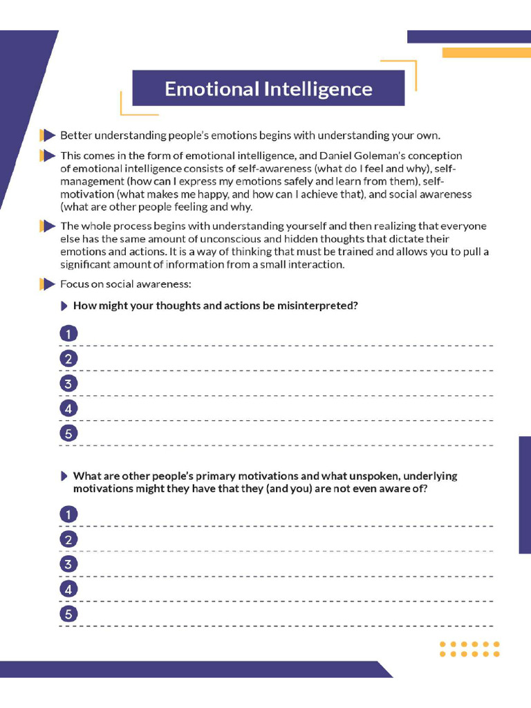 7 1 Emotional Intelligence | PDF