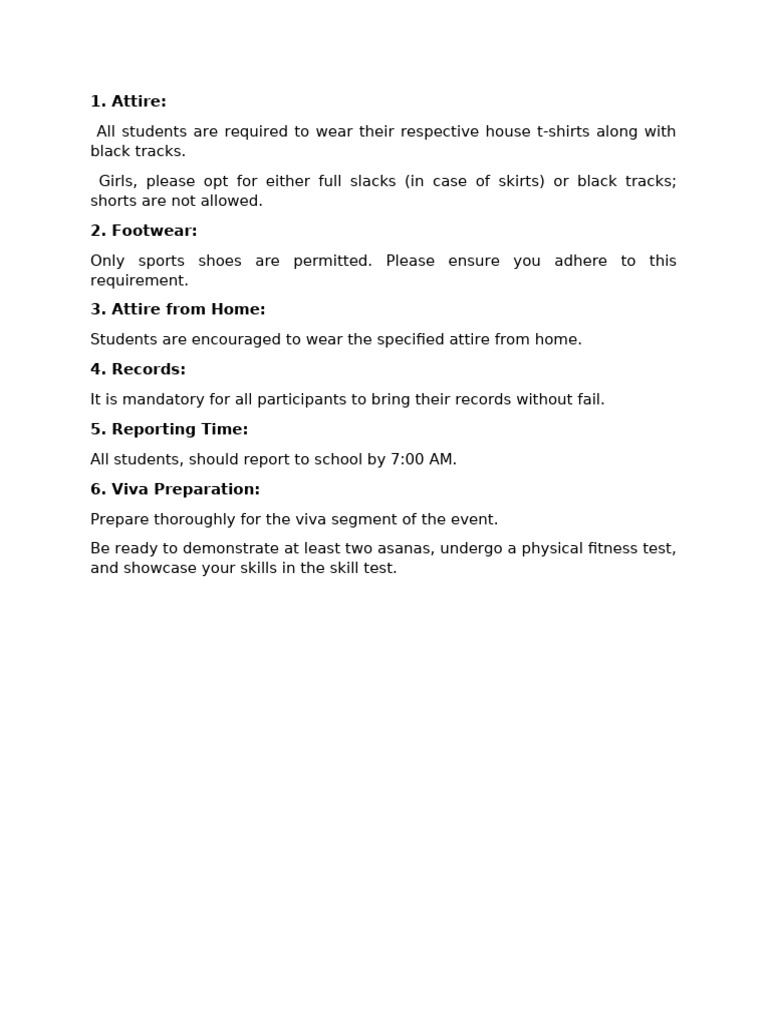 Instruction For Practical | PDF