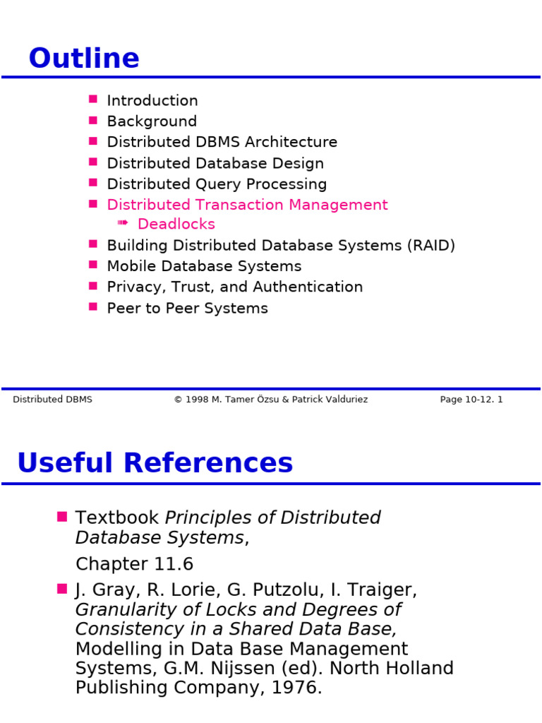 Deadlocks | PDF | Database Transaction | Databases