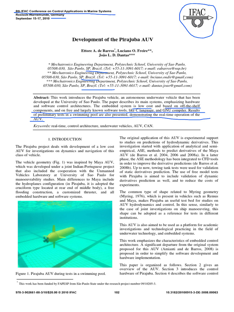 9.Pirajuba AUV | PDF | Ethernet | Microcontroller