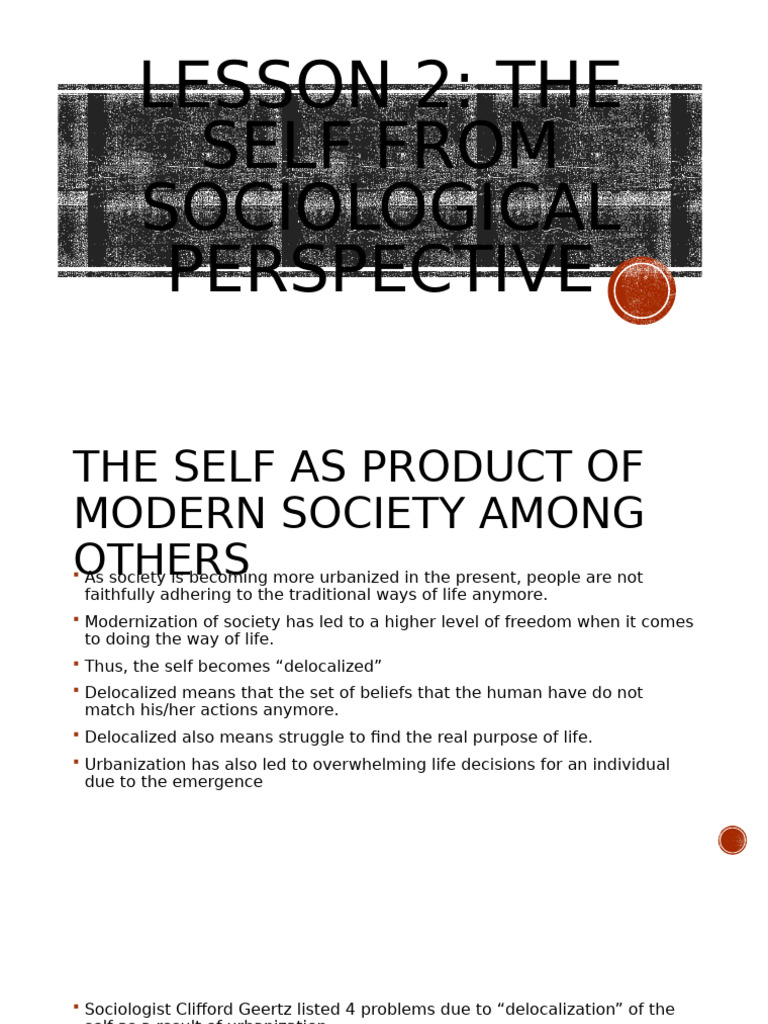Lesson 2 Sociology Powerpoint | PDF | Sociology | Imitation