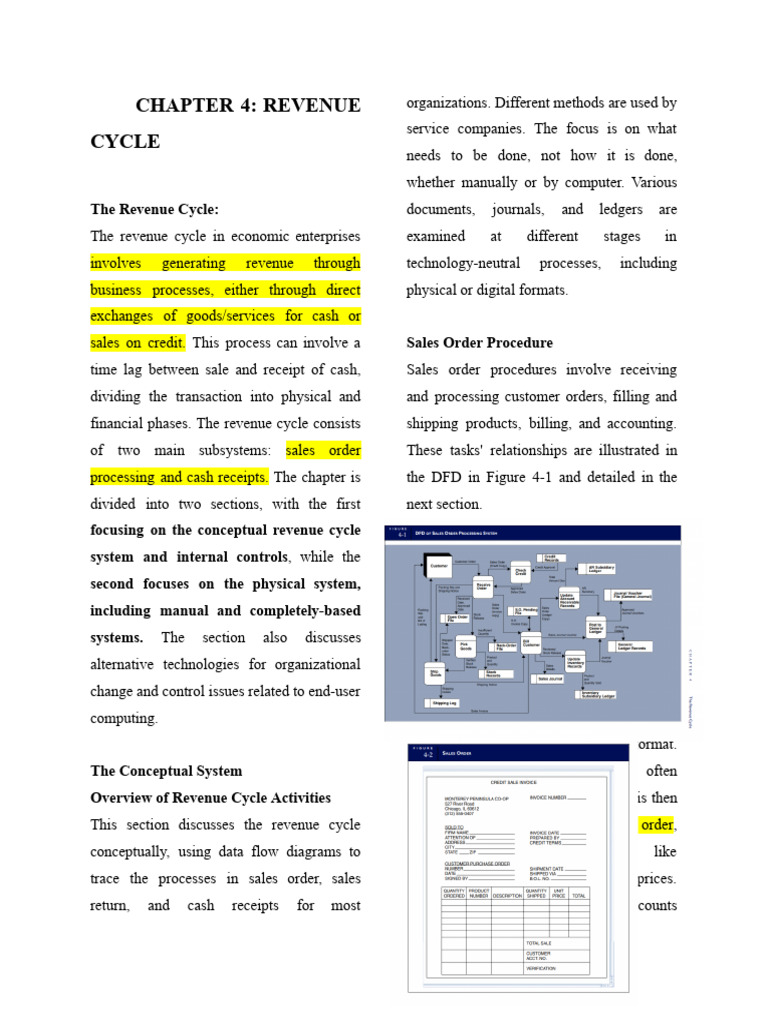ACCIST - The Revenue Cycle | PDF | Debits And Credits | Receipt