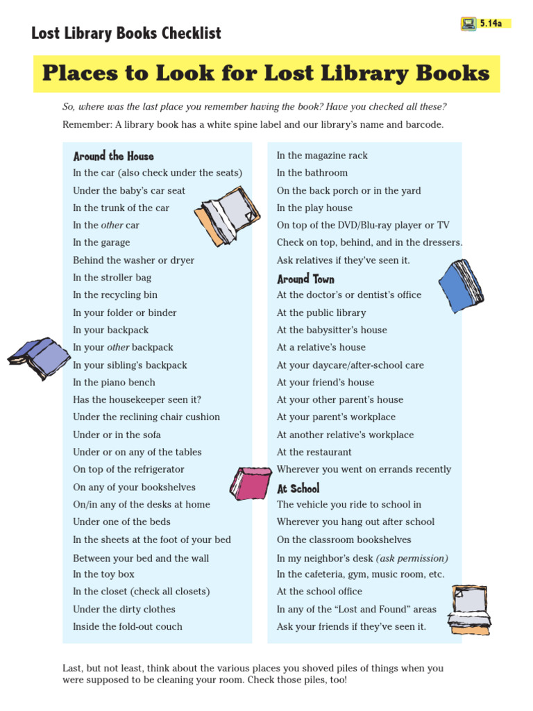 Lost Library Books Recovery Guide | PDF | Furniture
