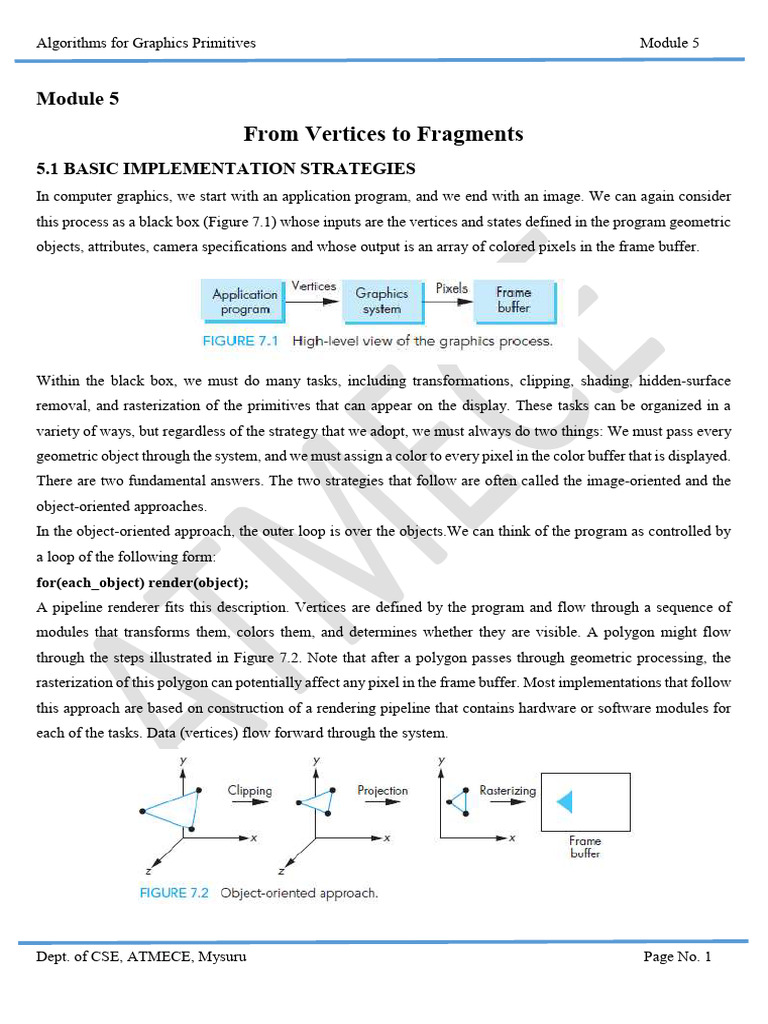 CG Module5 On | PDF | Texture Mapping | Rendering (Computer Graphics)