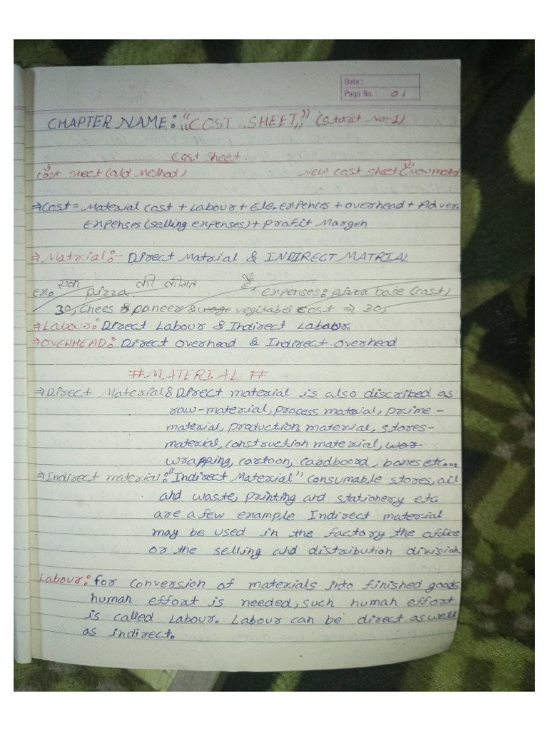 Cost Account Chapter 1 Part-3 | PDF