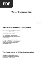 Importance of Water Conservation | PDF