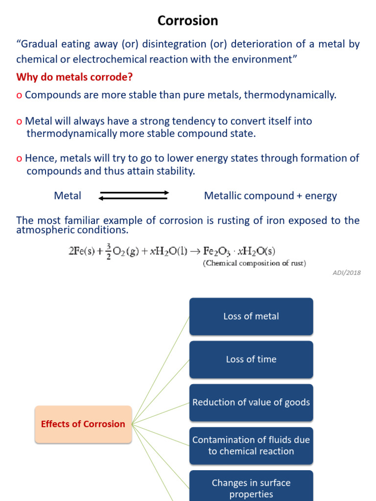Reference Material I - Module 3 - Corrosion - 3 | PDF | Corrosion ...