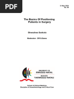 Lithotomy Position V/s Lloyd Davis Position | PDF | Human Leg | Surgery