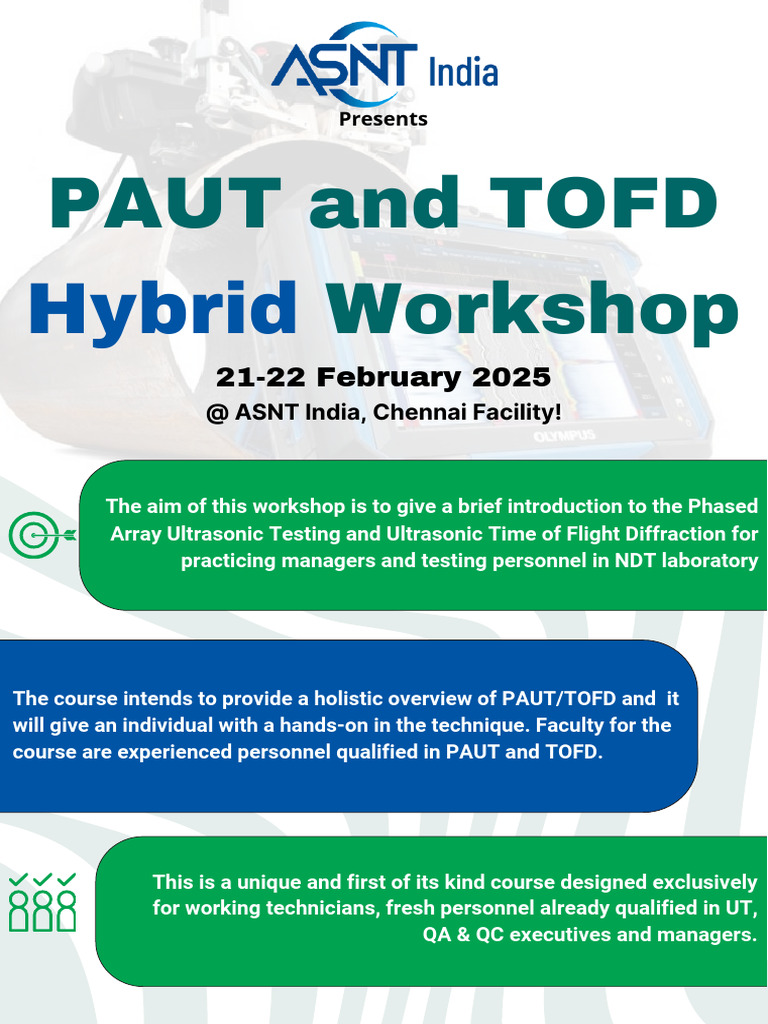 PAUT-TOFD Workshop - Hybrid | PDF