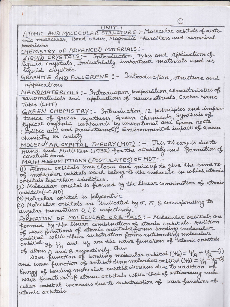 Advanced Materials and Molecular Chemistry | PDF