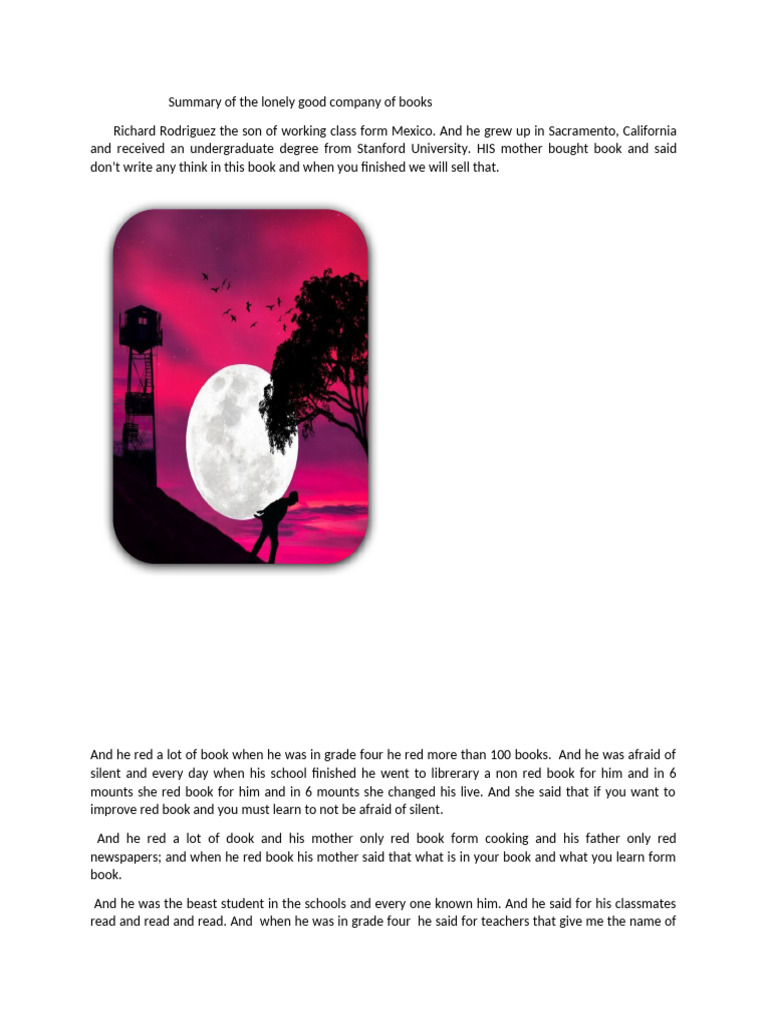 Richard Rodriguez's Reading Journey | PDF