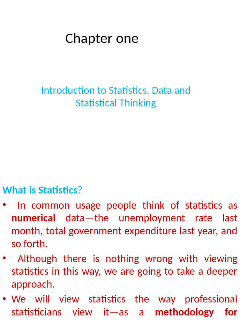 Statistic | PDF | Level Of Measurement | Categorical Variable