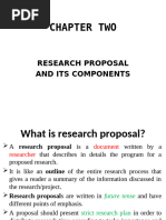 Chapter 2 Research Proposal and Its Elements | PDF | Methodology ...