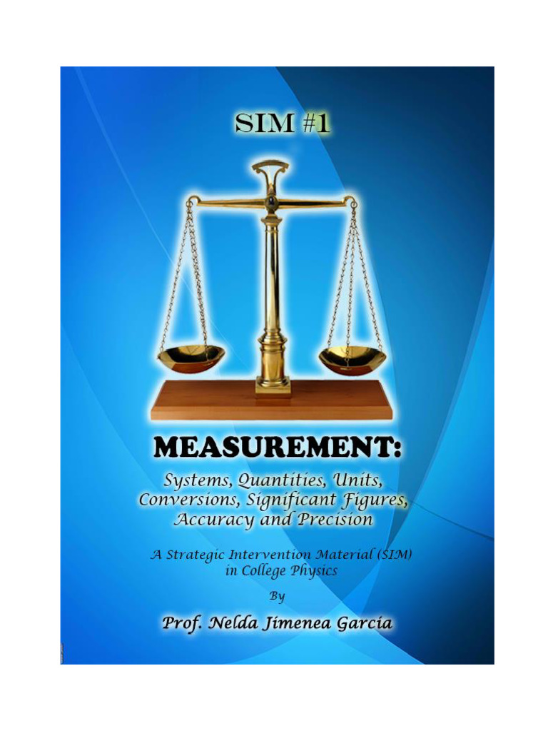 1 SIM on Measurement | PDF | Body Mass Index | Accuracy And Precision