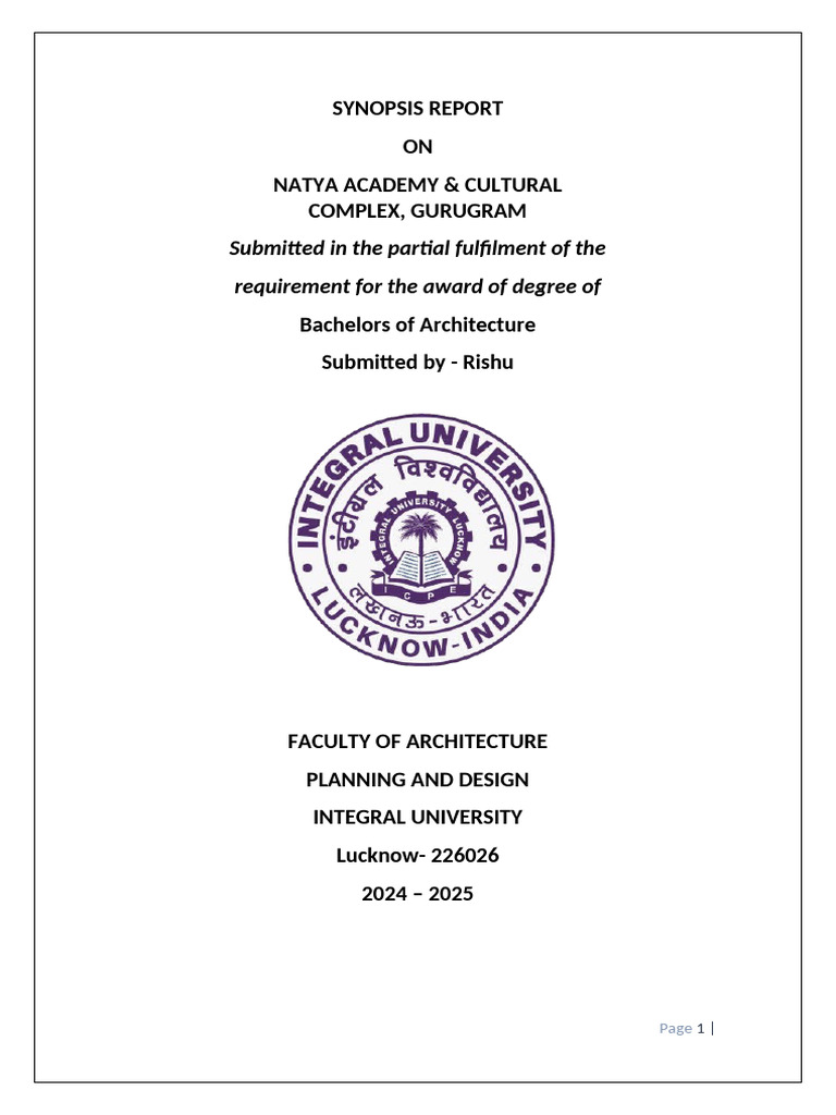 Rishu Synopsis Cultural Complex | PDF