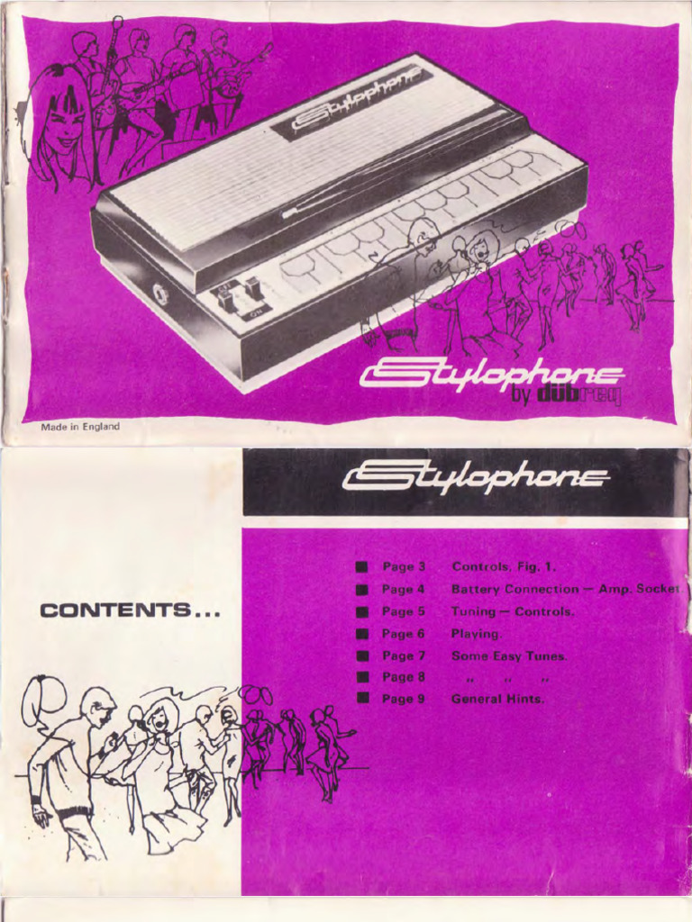Original Stylophone Manual | PDF