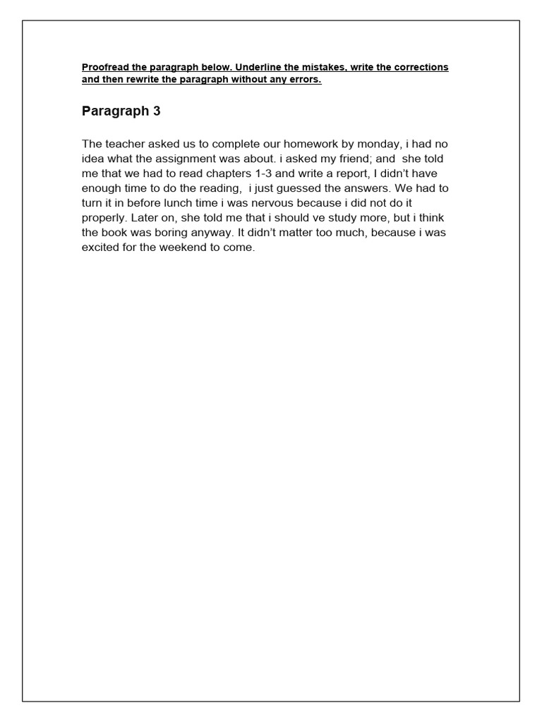 Task 3 Proofreading | PDF