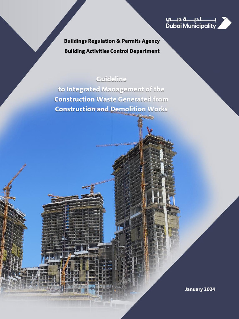 Construction Waste Management Guidelines | PDF | Concrete | Waste
