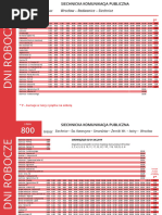 504 Rozklad Na SOBOTY I NIEDZIELE Od 18.10.23 1 | PDF
