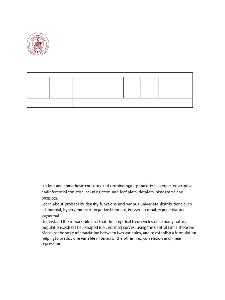 Probability and Statistics 1 | PDF | Probability Distribution | Errors ...