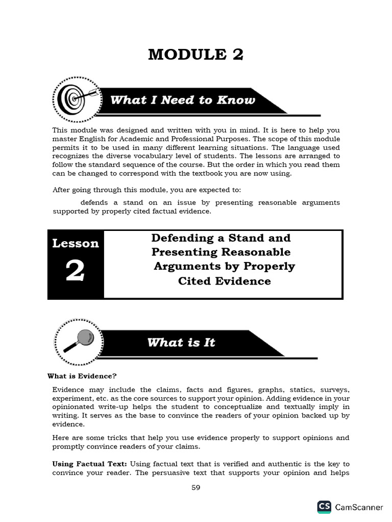 Defending_a_stand | PDF | Evidence | Rhetoric