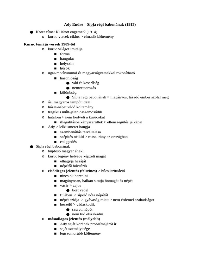Ady Endre | PDF
