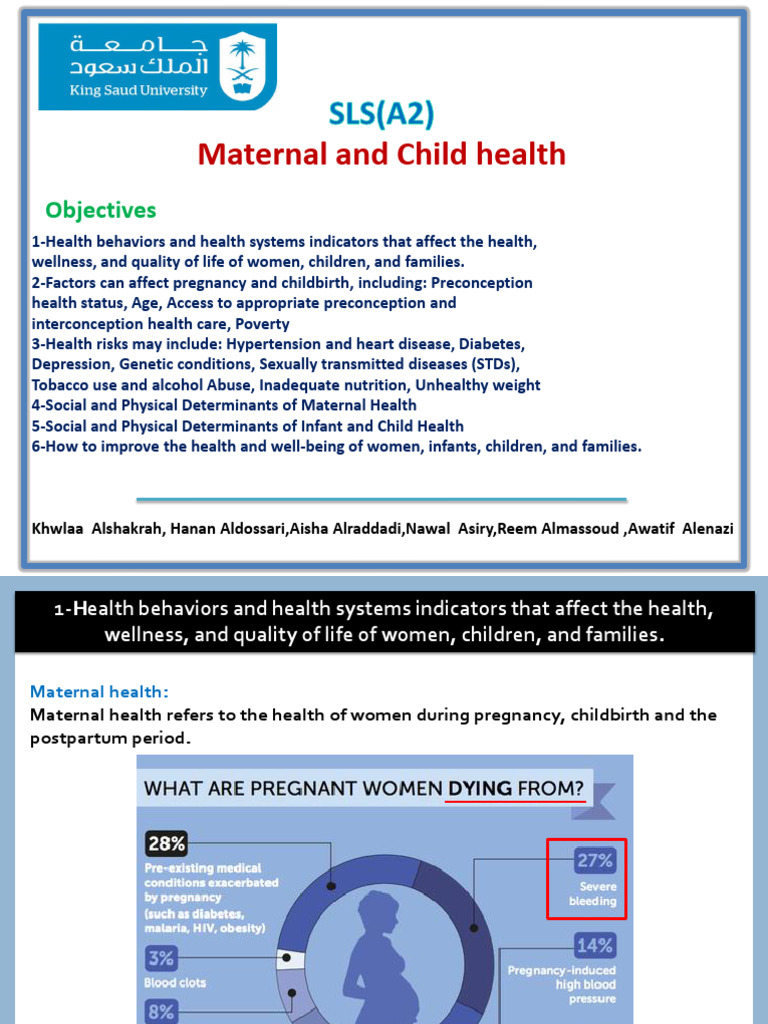 Maternal and Child Health Indicators | PDF | Maternal Health | Pregnancy
