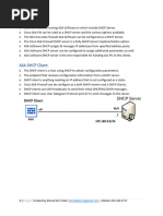 How to configure the DHCP server on a Cisco ASA device | PDF | Internet | Internet Architecture