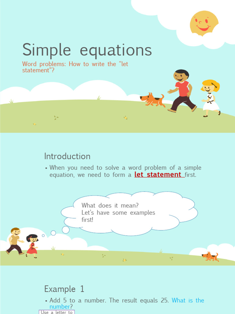 P5 Math Simple Equations II | PDF | Equations