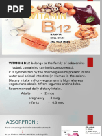 Vitamin B12 Dosage Guidelines | PDF