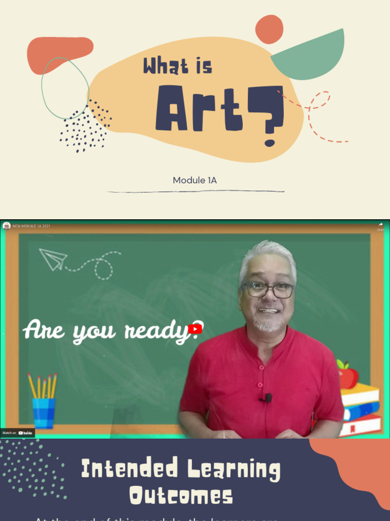 Module 1A What Is Art | PDF