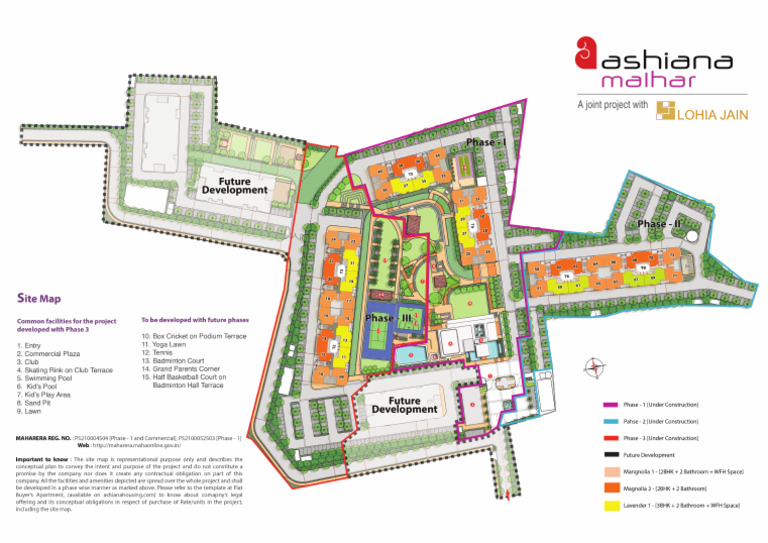 Ashiana Malhar Phase-3 Site Layout 12-07-24 | PDF