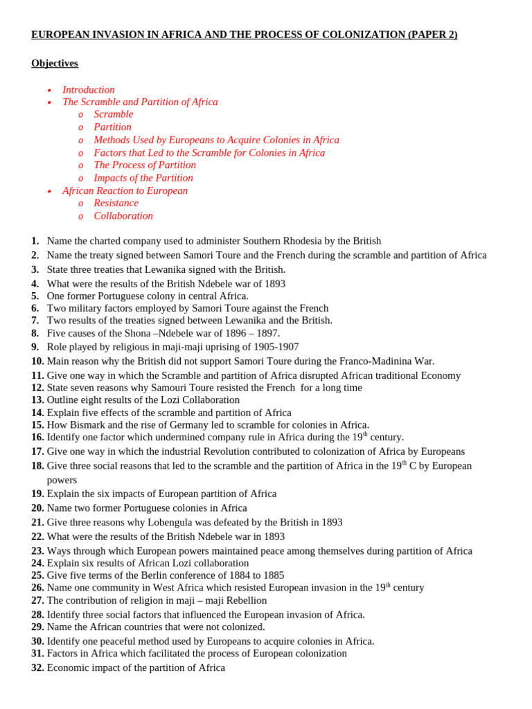 Lewanika's Treaties with the British | PDF | British Empire | Africa