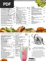 Olives and Plates Menu | PDF | Salad | Hamburgers