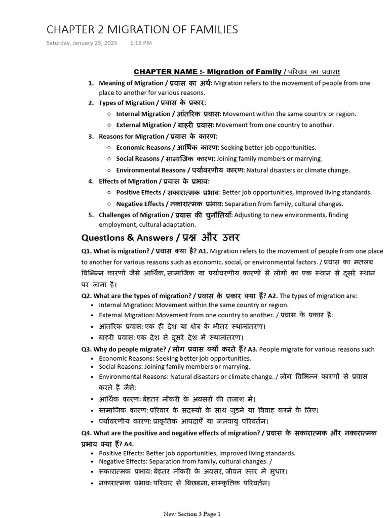 Class 5 Evs Chapter 2 | PDF