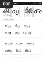RWI Set 2 and 3 Sounds Overview | PDF | Phonics | Orthography