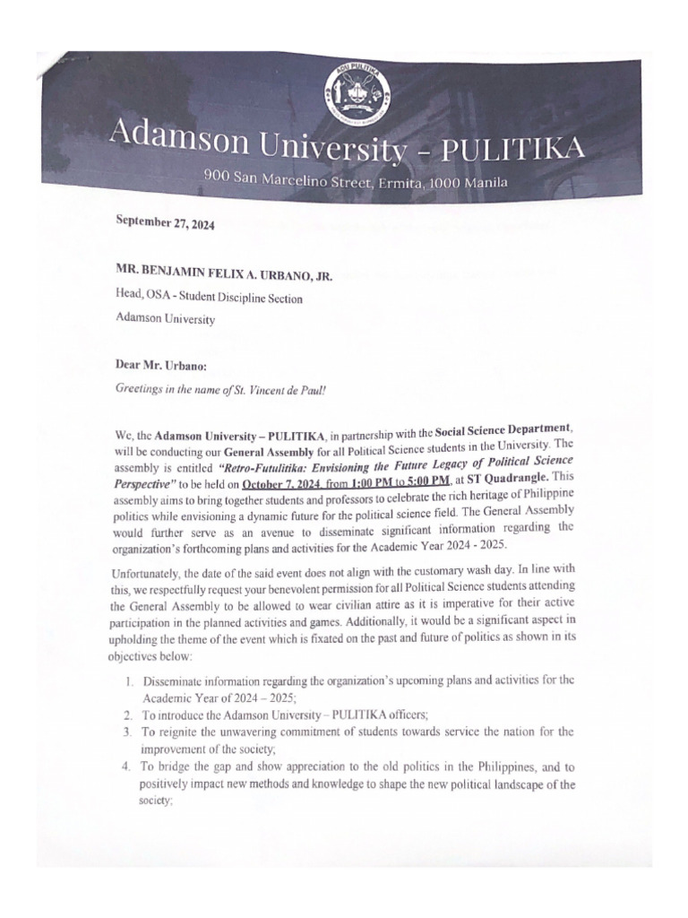 Civilian Letter | PDF