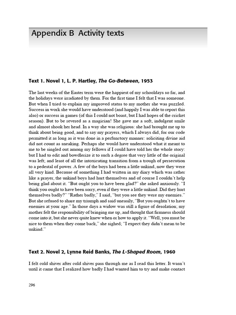 Appendix B Activity Texts | PDF | Lawsuit | Appeal