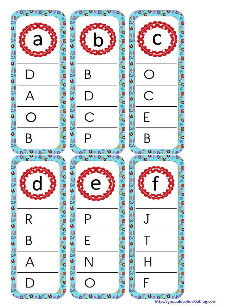 correspondance-pinces-lettres-scriptes-capitales-GALM | PDF