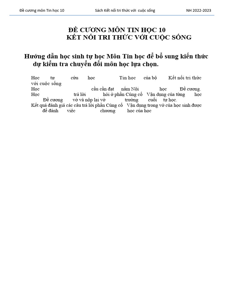 2023071411090625_de_cuong_hoc_tap_mon_tin_10 | PDF