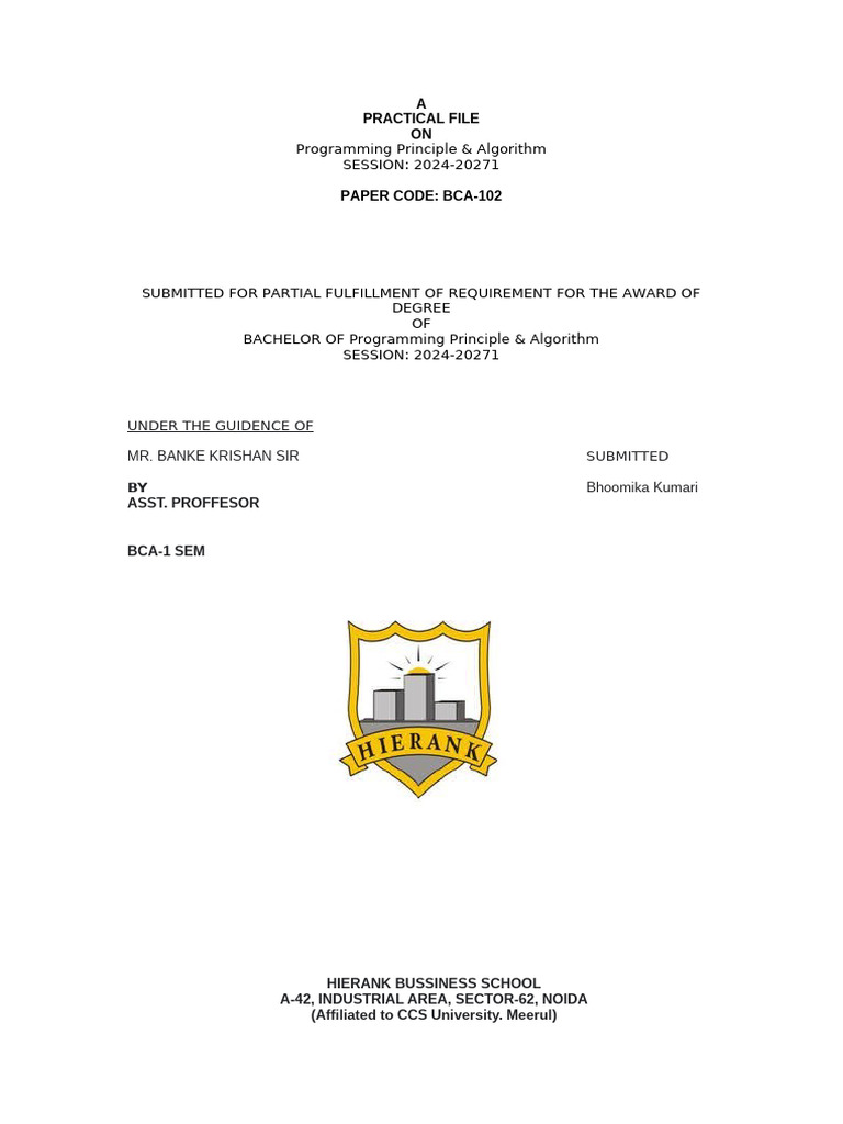 Collage Printout | PDF