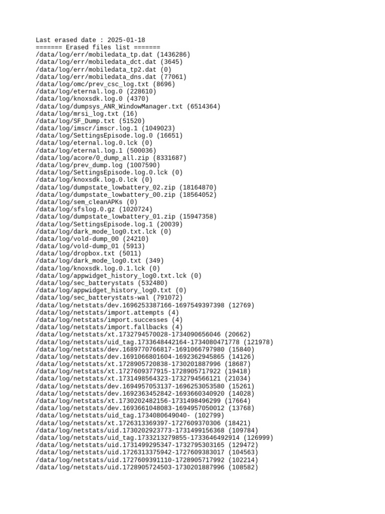 erased_log_by_sos | PDF | Computer File | Computer File Formats