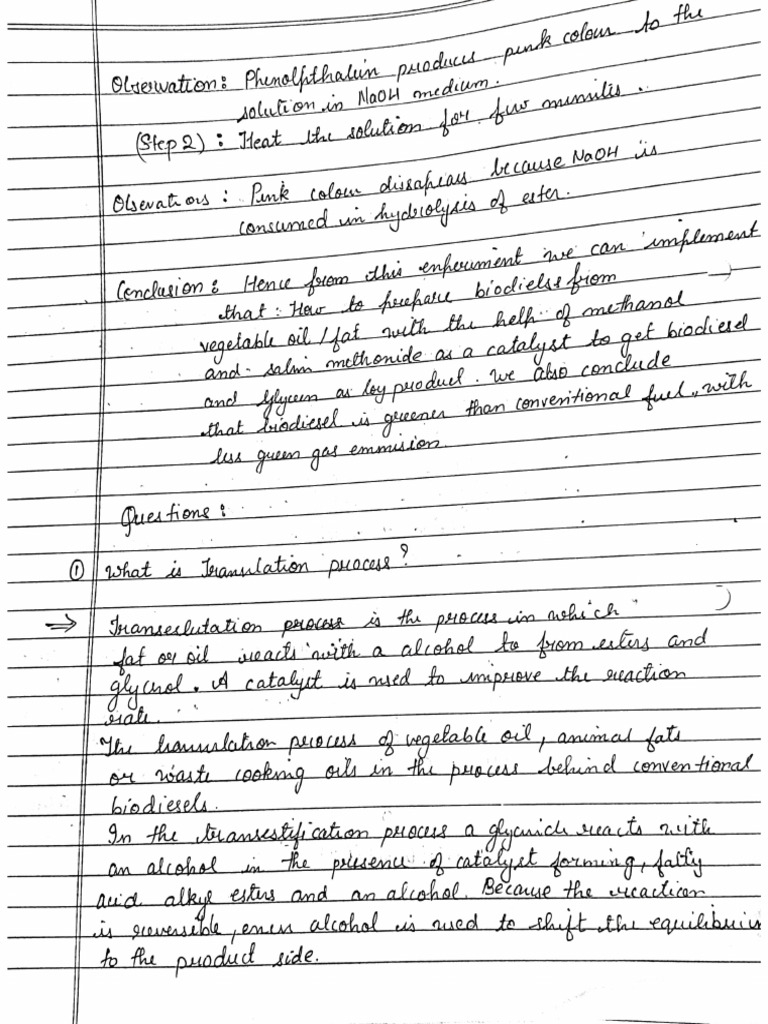 Chem Experiment 3 | PDF