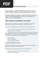 Examination Under Anaesthetic of Nose and or Post Nasal Space | PDF ...